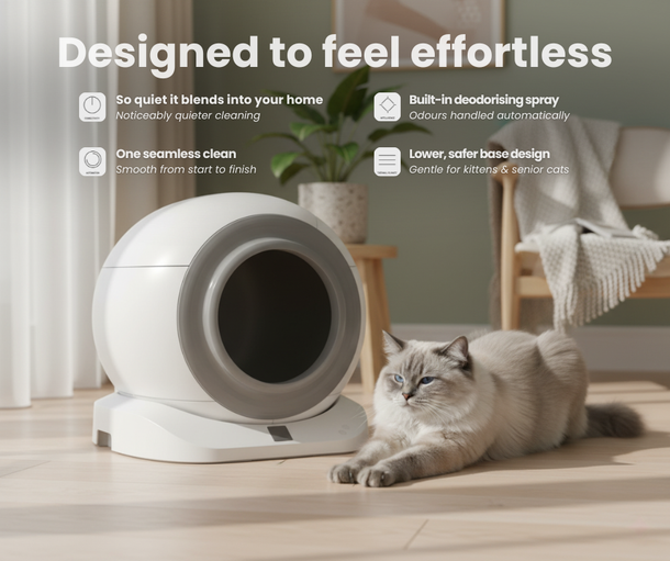 The Petbuds Tonepie Q-CLEAN Automatic Self-Cleaning Litter Box – PetbudsAU